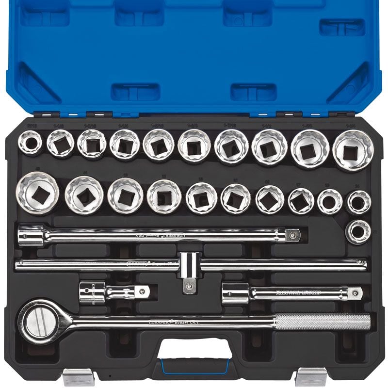 Draper T26AMN B Combined MM AF Socket Set 3 4 Sq. Dr. 26 Piece