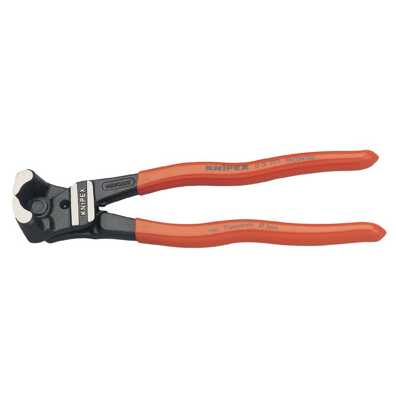 Knipex 61 01 200 61 01 200 Extra High Leverage End Cutting Nippers 200mm