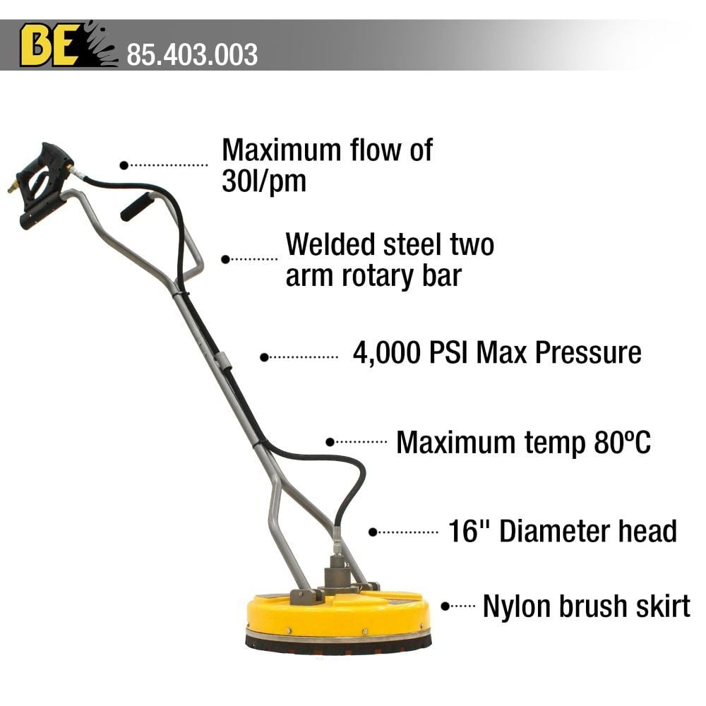 BE Pressure Whirlaway 16 Rotary Surface Cleaner 85.403.003