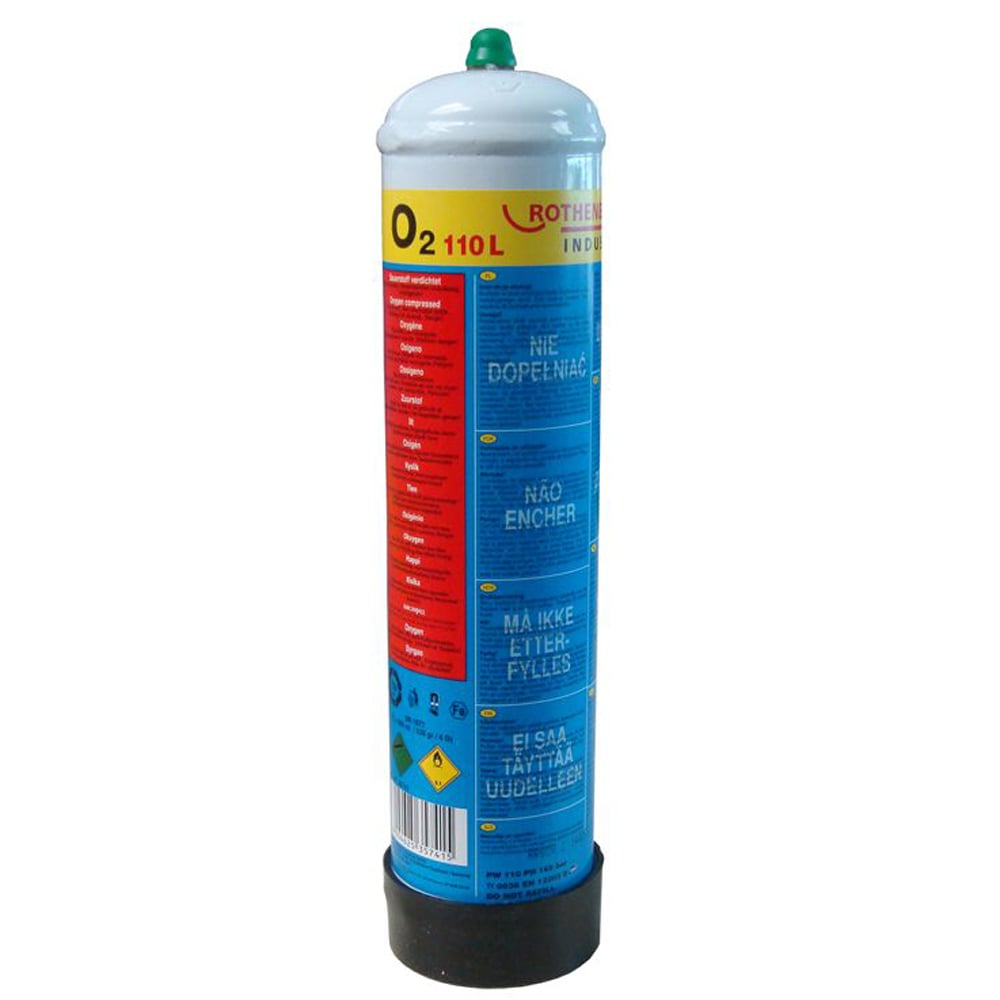 Rothenberger 3.5741 Oxygen Gas Cylinder Singles Oxygen Refill