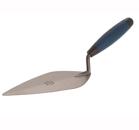 Faithfull 10in London Pattern Brick Trowel Soft Grip Handle Tro